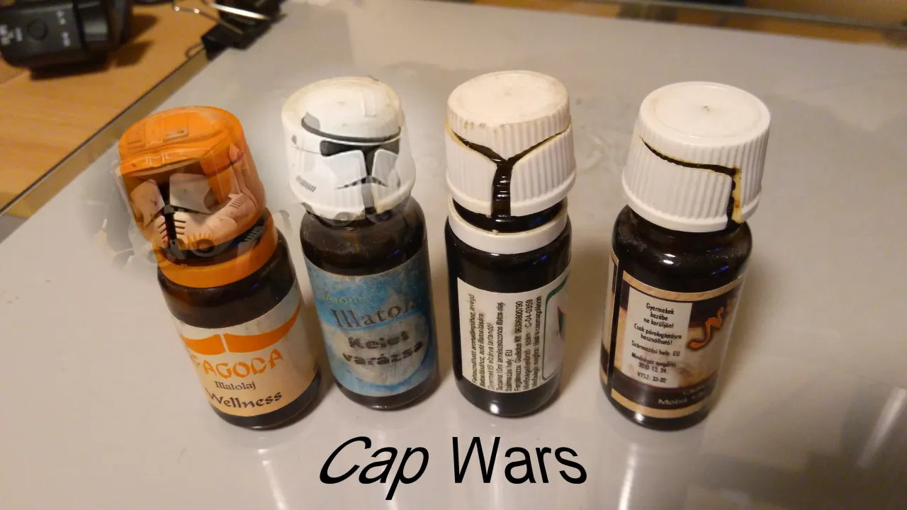 Essential oil bottle cap by DVS | Download free STL model | Printables.com