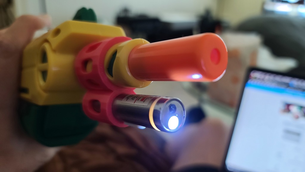 Salt Gun Laser Mount by Khonius | Download free STL model | Printables.com