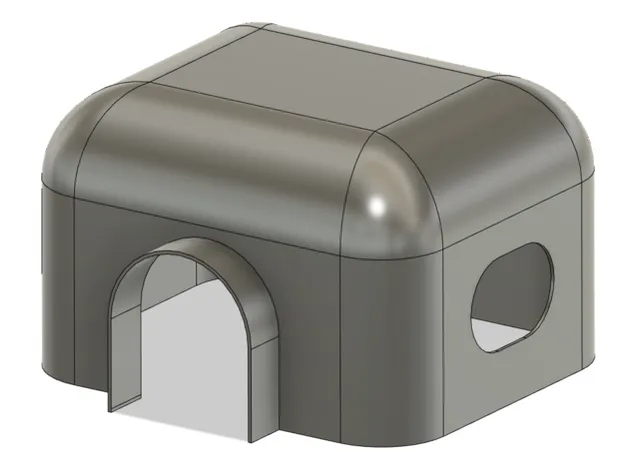 plastic rat house