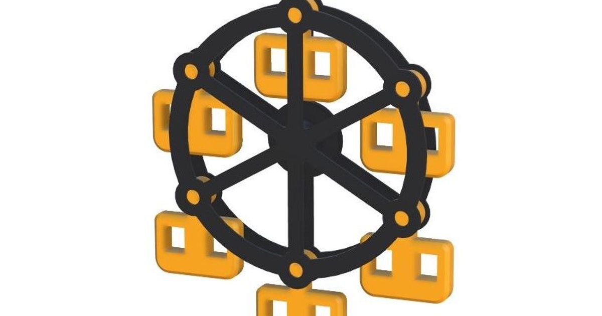 Ferris Wheel Stepper Visualizer by rpm-druck | Download free STL model ...