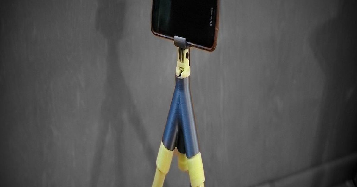 Cell Phone Mount for Insta-tripod by D3Dorsett | Download free STL ...