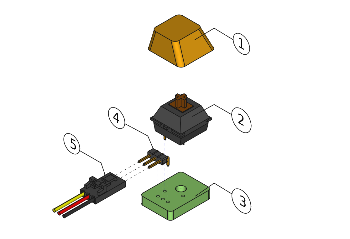 PCBPrint Cherry-mx switch by obijuan | Download free STL model ...