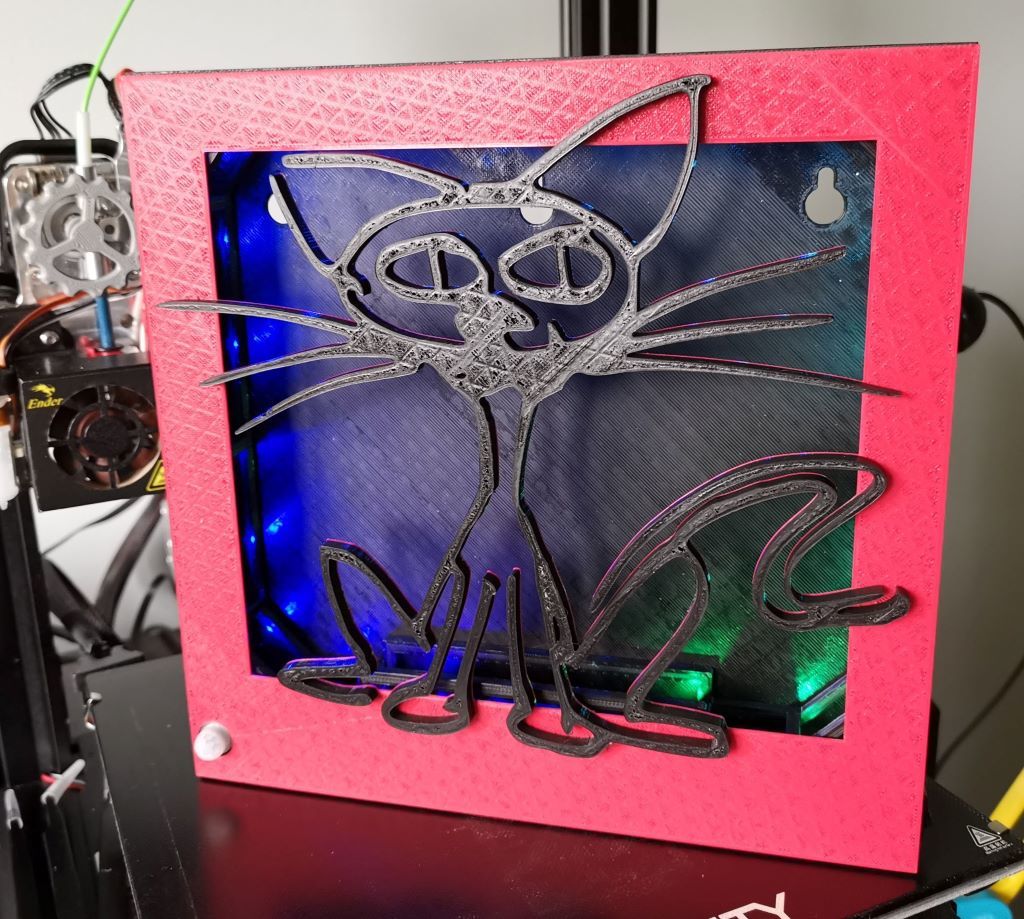 LED logo box by Piotr W | Download free STL model | Printables.com