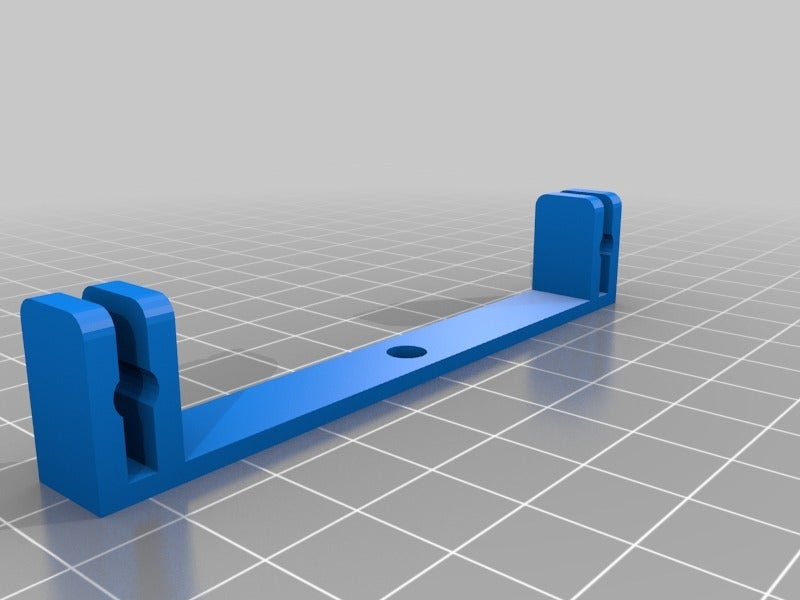 Customizable two-rod wall mount by Lars Clausen | Download free STL ...