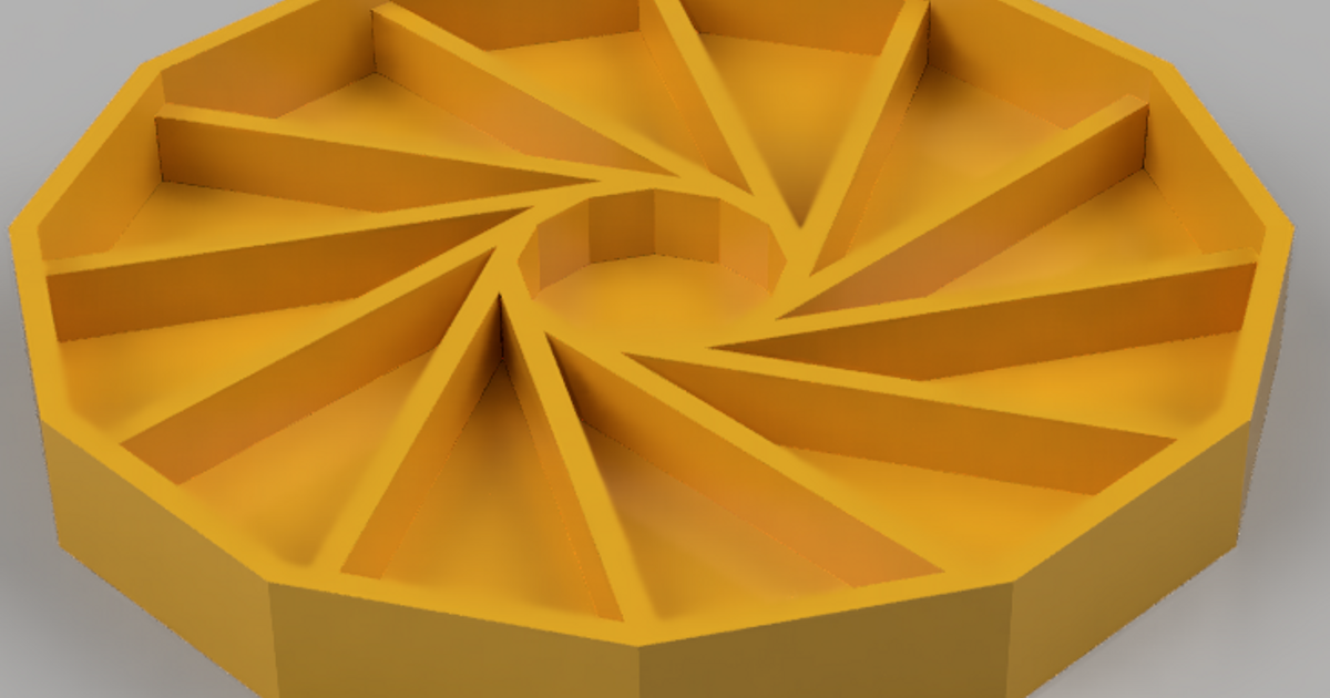 Aperture Coaster by grizzie17 | Download free STL model | Printables.com