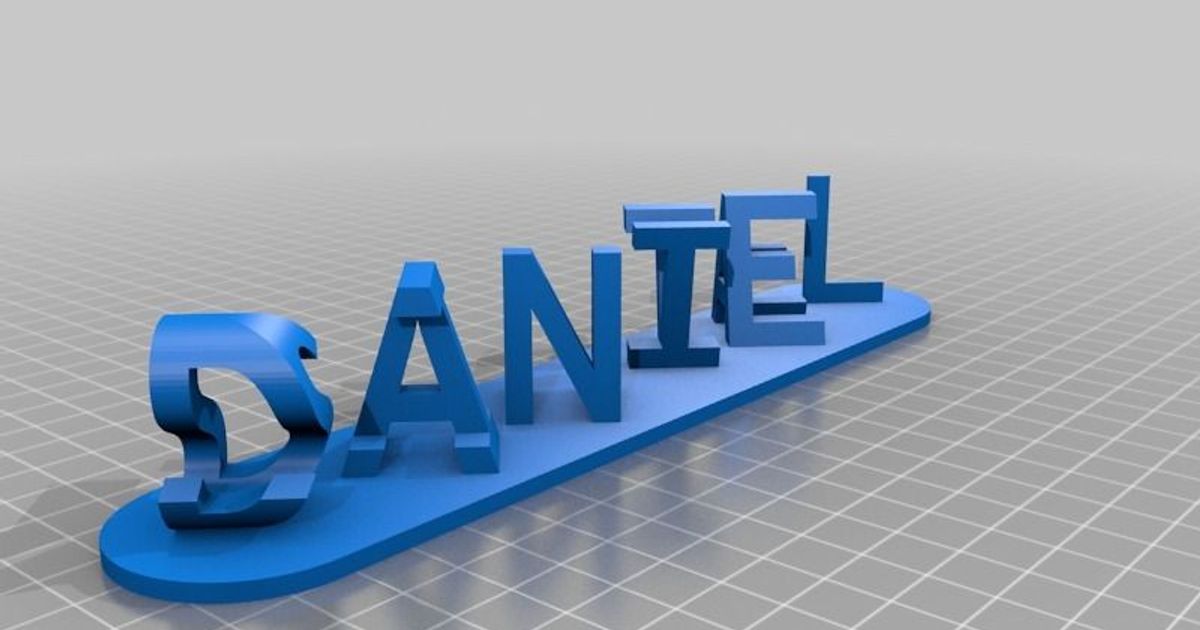 My Customized Dual Letter Blocks Illusion by jmpub | Download free STL ...