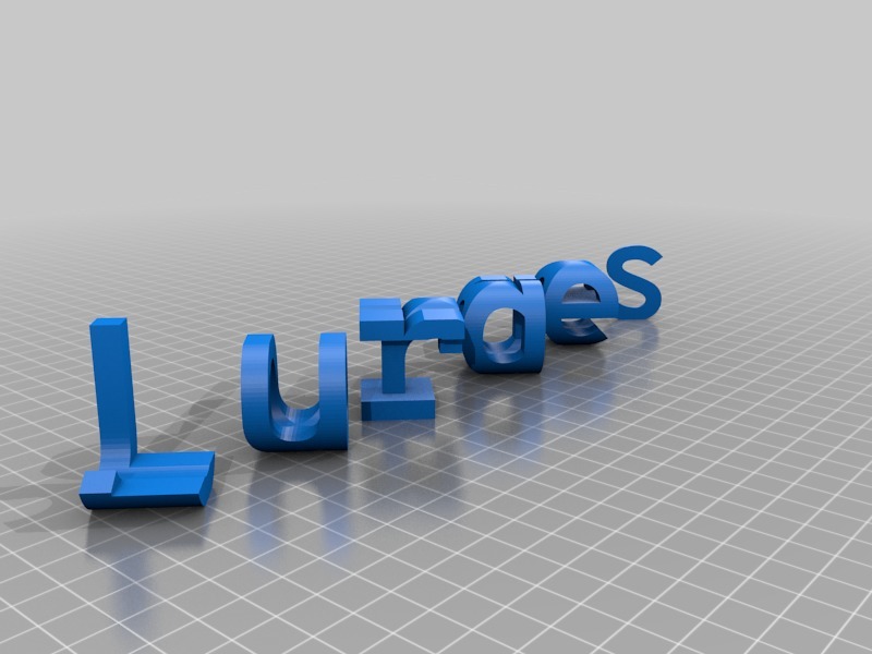 My Customized Dual Letter Blocks Illusion by jmpub | Download free STL ...