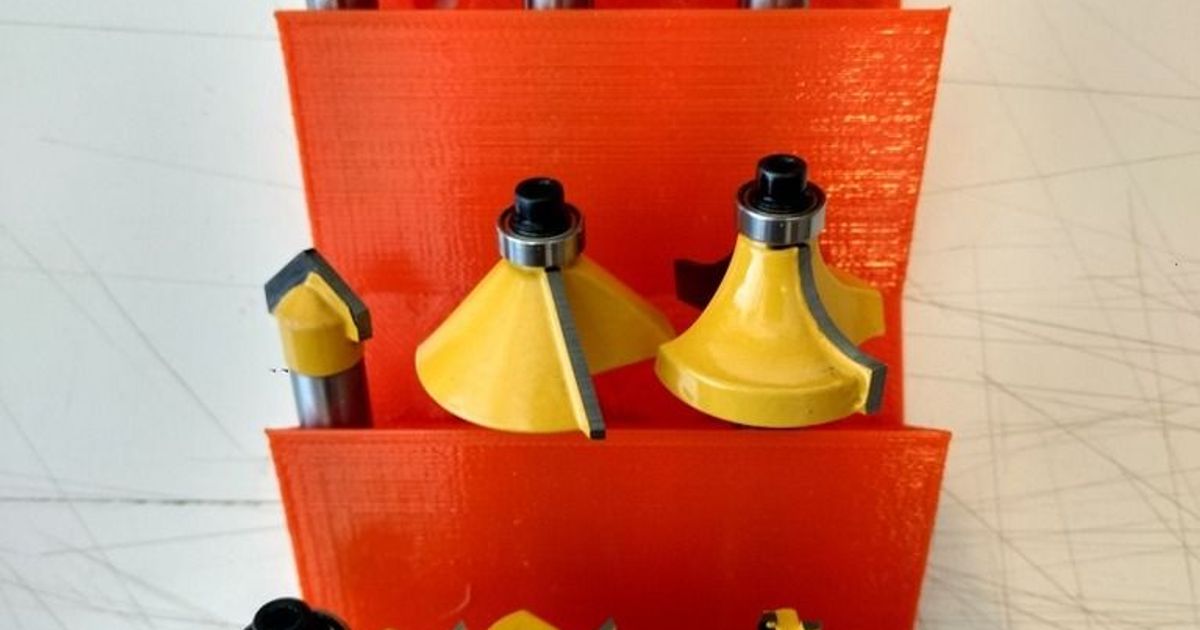 Router Bit Holder by sricanesh | Download free STL model | Printables.com