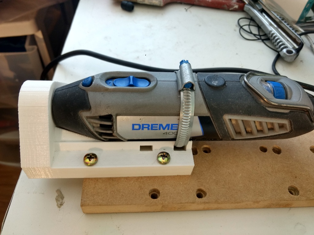 Dremel 4000 Mount for CNC by sricanesh | Download free STL model ...