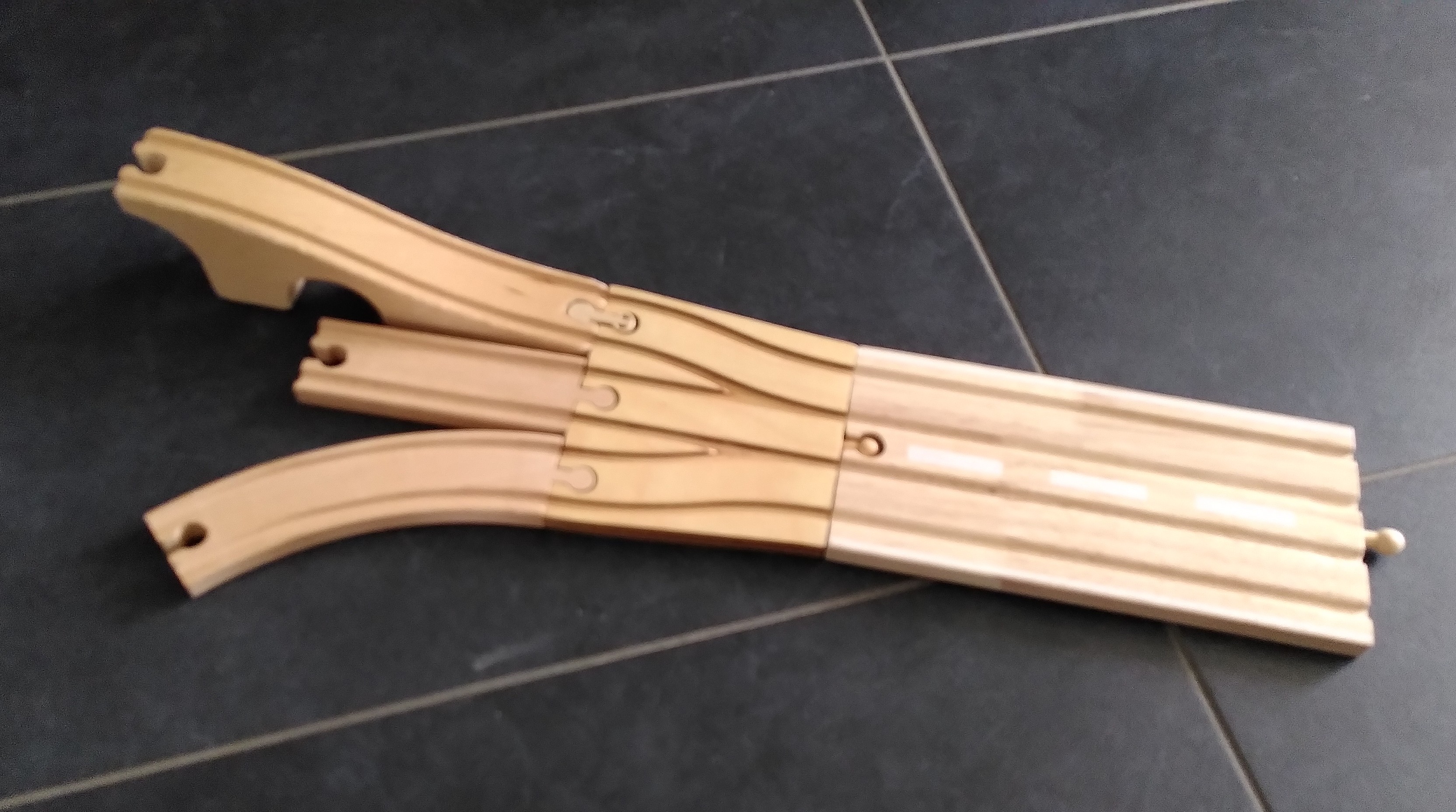 Brio-compatible street-train-track-adapter by andy | Download free STL ...