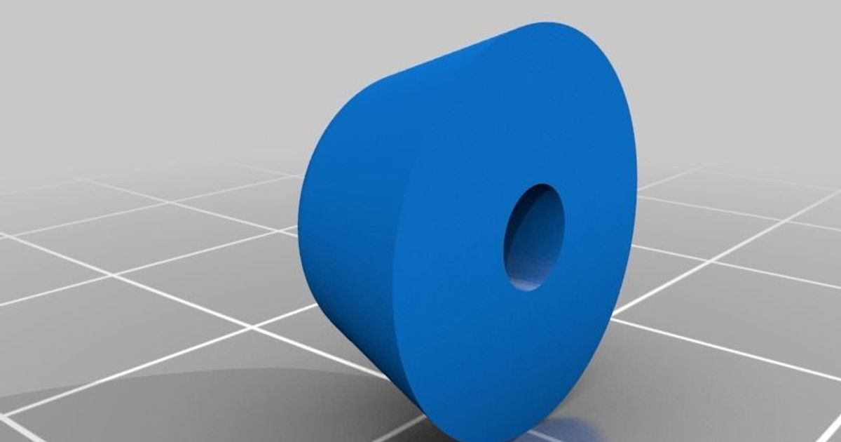 Foot for plastic box by Metalazzo | Download free STL model ...