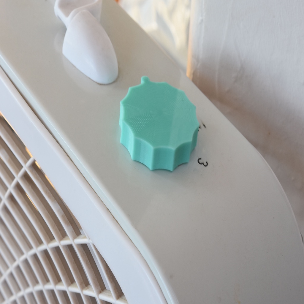 Fan Knob by tjsoco | Download free STL model | Printables.com