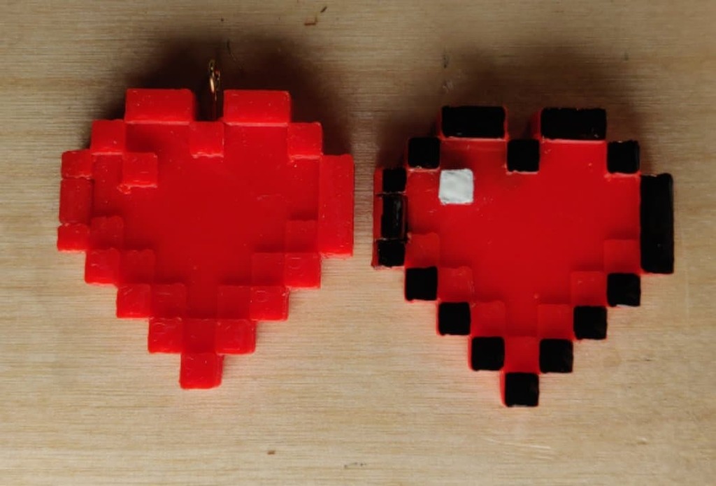 Minecraft Heart Locket by Builder and Maker | Download free STL model ...