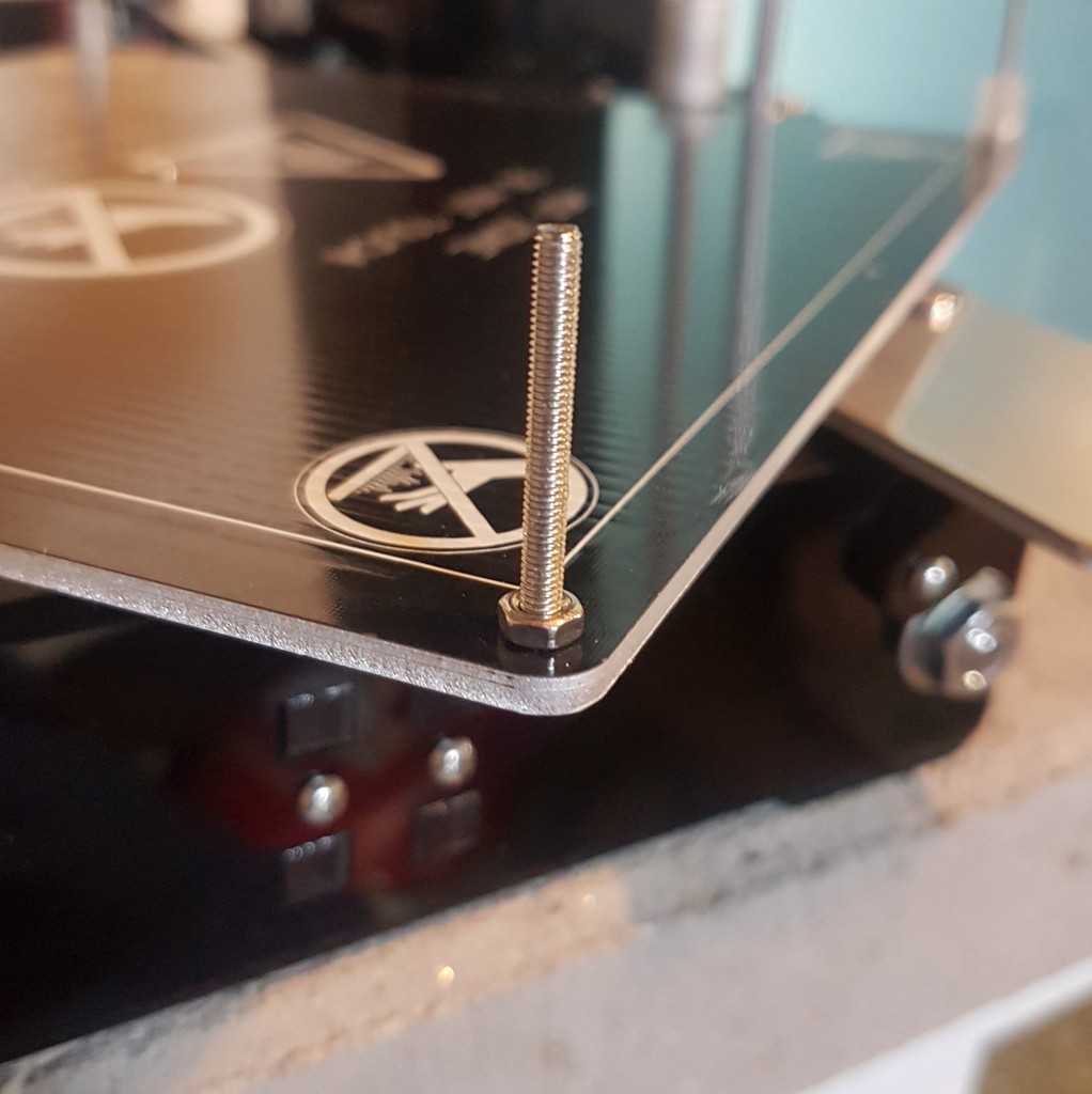 Bed level knob for Anet A6 or A8 by DaRyde | Download free STL model ...