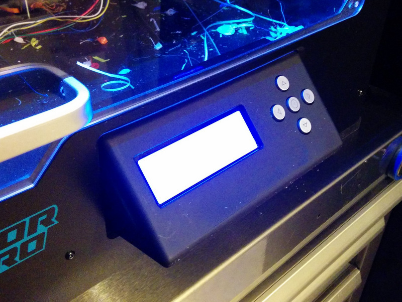 Flashforge Creator Pro Slanted LCD Panel by zapta | Download free STL ...