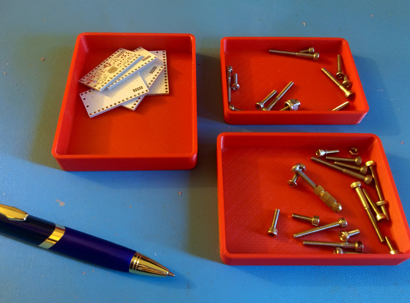 Customizable Nested Parts Trays by zapta | Download free STL model ...