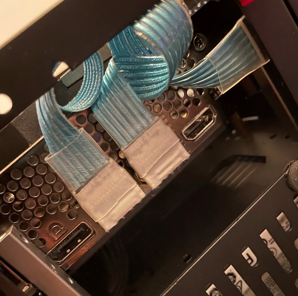 SSUPD Meshlicious rear GPU cable bracket for extension cables by ...