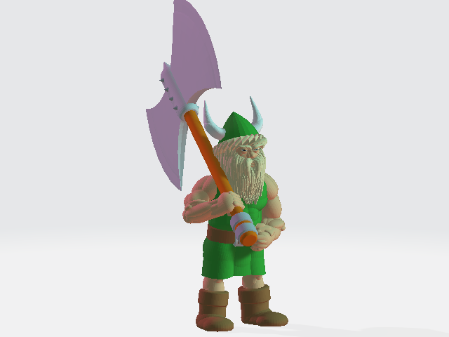 Gilius Thunderhead Golden AXE by Littletup | Download free STL model ...