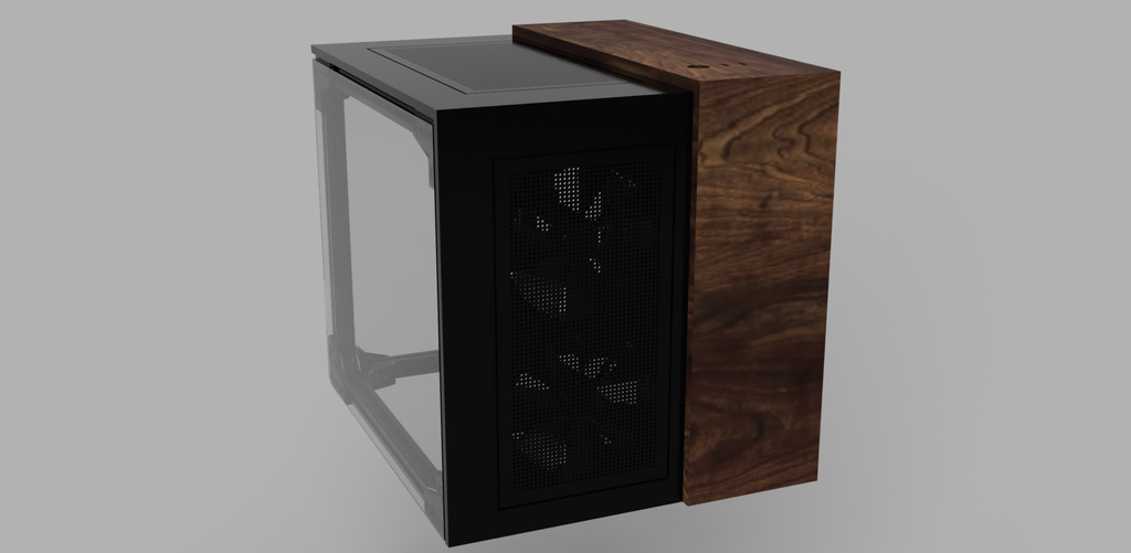 Custom Aluminum & Wood case by Dan3A | Download free STL model ...