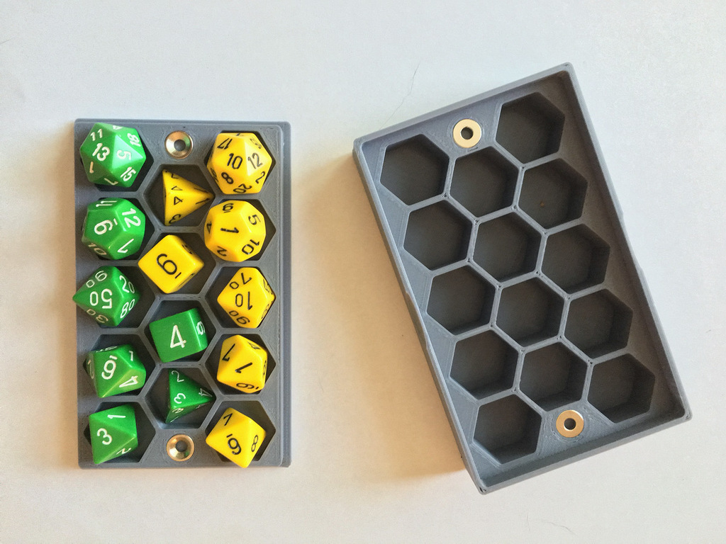 Customizable dice box by pmarkham | Download free STL model ...