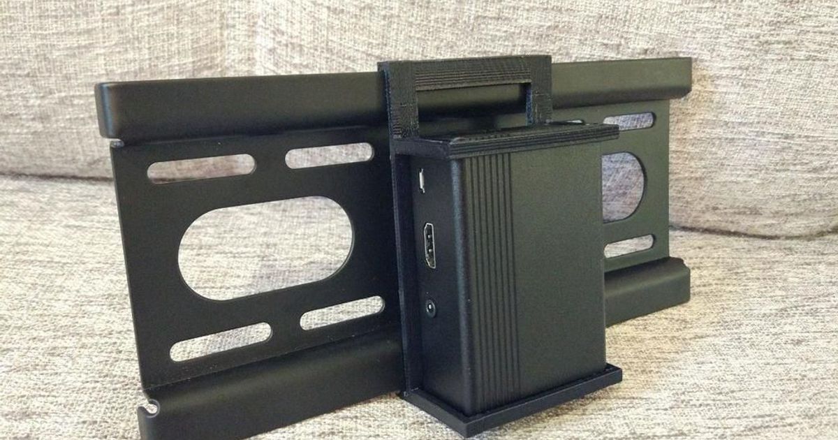 Raspberry Pi TV mount pocket by Tooth3D | Download free STL model ...