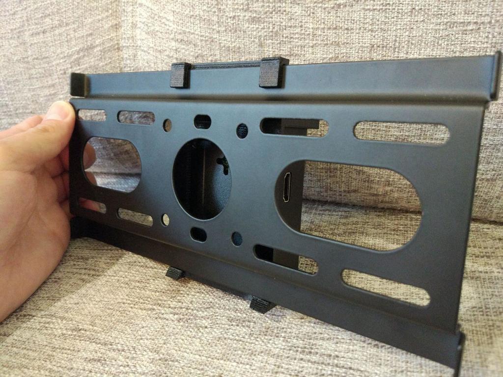 Raspberry Pi TV mount pocket by Tooth3D | Download free STL model ...
