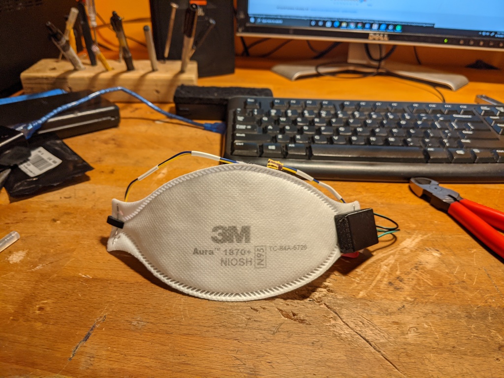 Bone conducting mask / bone transducer by darian | Download free STL ...