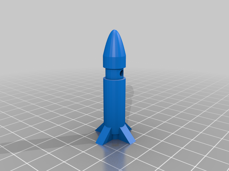 Rocket Ship Benchmark by HunterLeftTheChat | Download free STL model ...