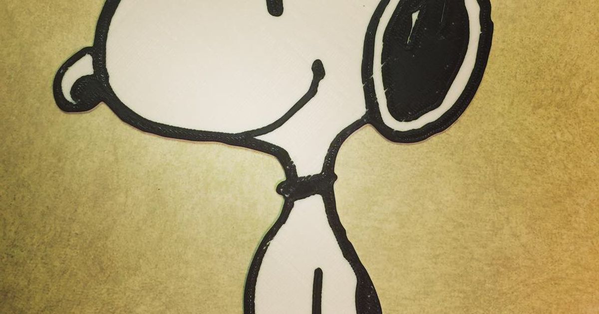 Peanuts - Snoopy by Dom | Download free STL model | Printables.com