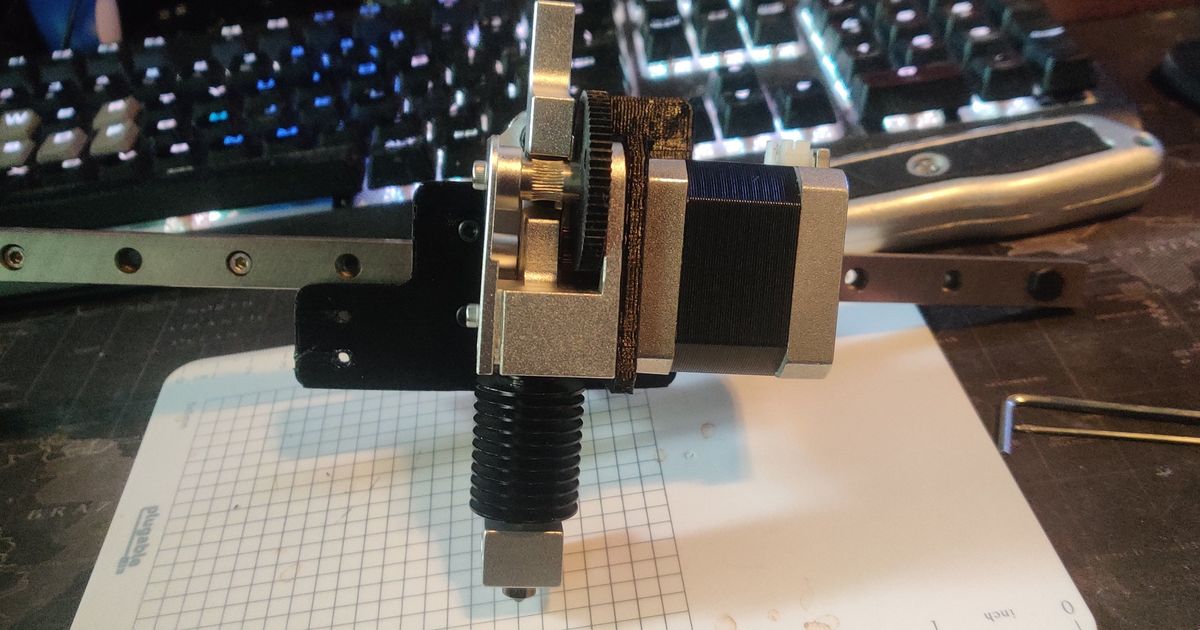 Linear Rail Ender 3 Direct Drive Mount for E3D Titan extruder and V6 ...