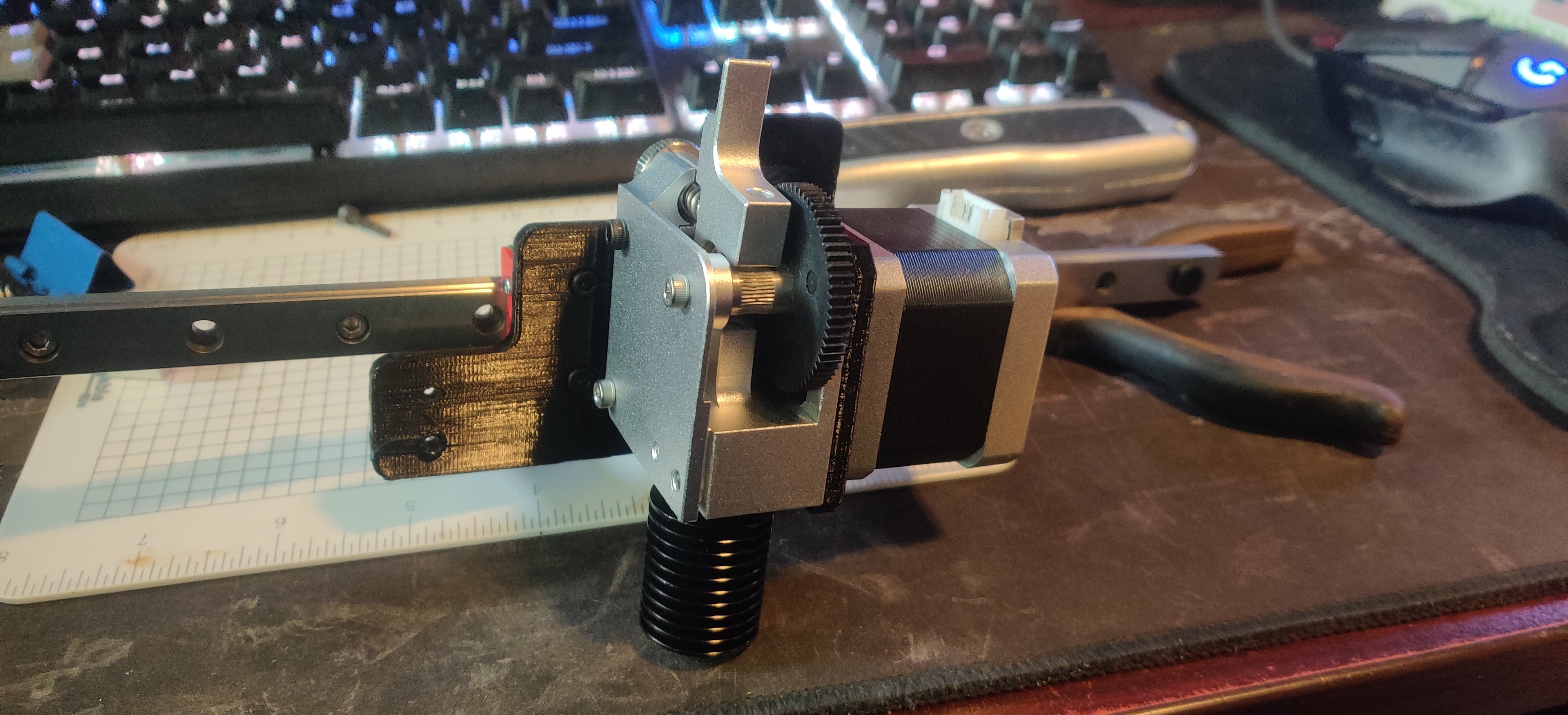 Linear Rail Ender 3 Direct Drive Mount for E3D Titan extruder and V6 ...