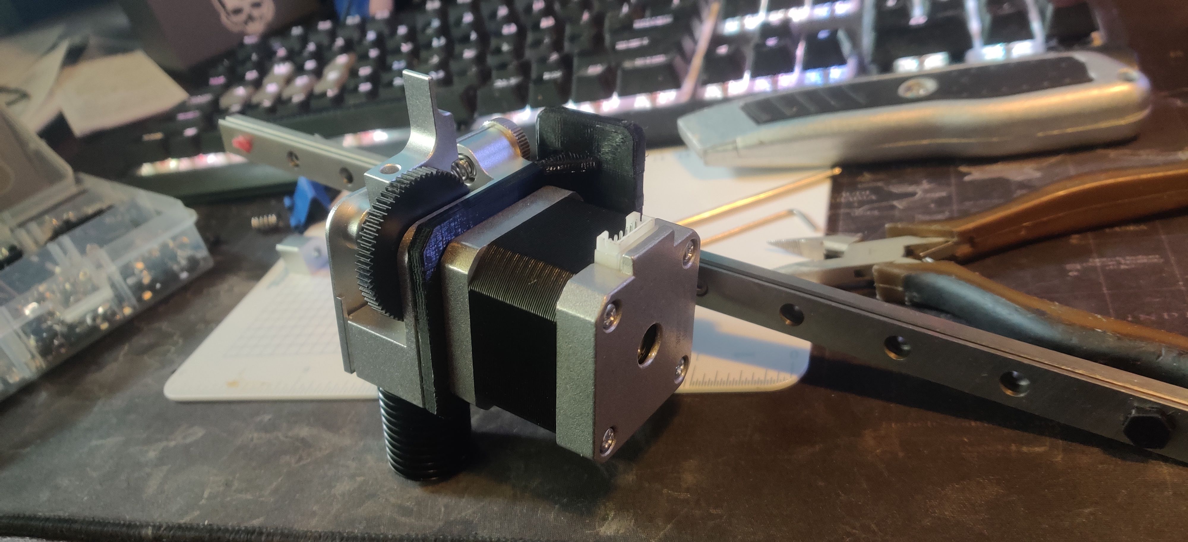 Linear Rail Ender 3 Direct Drive Mount for E3D Titan extruder and V6 ...