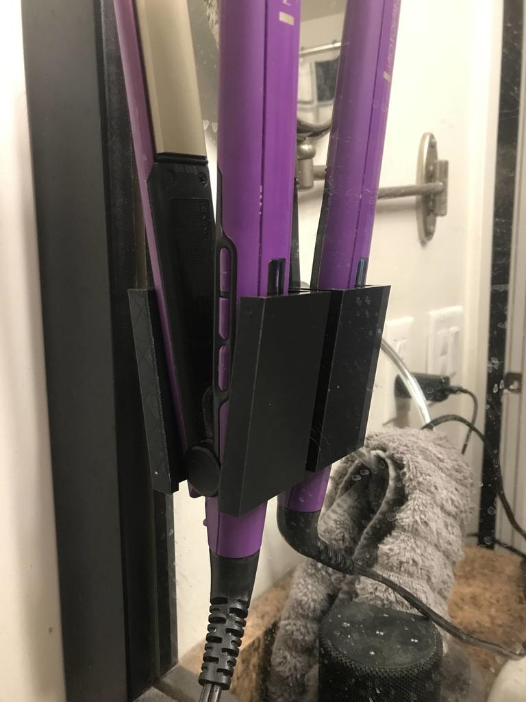 Flat Iron Holder by Unclestudd | Download free STL model | Printables.com