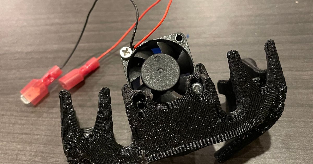 E3D Volcano Dual 5015 Fan Shroud Mount by F1scherman | Download free STL model | Printables.com