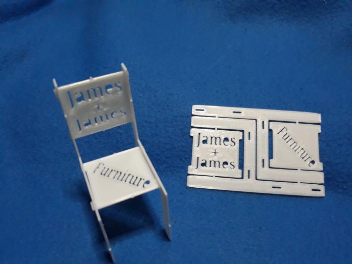 Chair Business Card by BrokenWrd | Download free STL model | Printables.com