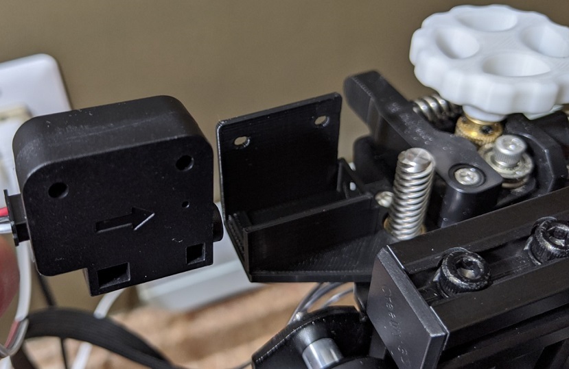 Filament Runout Sensor holder for Ender 3 / Pro / v2 by PrintinSteve ...