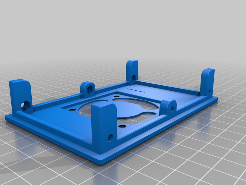Raspberry Pi Case for Waveshare 4.3 inch DSI LCD module by ivan5rov ...