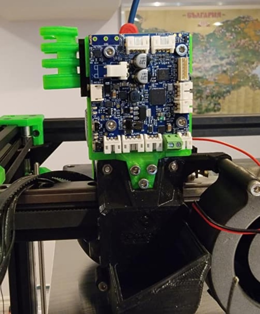 Duet 1LC Toolboard mount for EVA carriage system with LGX extruder by ...