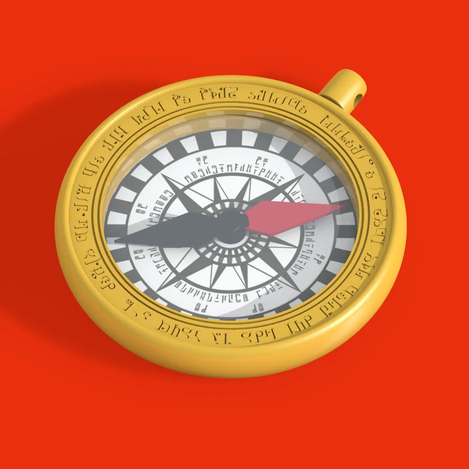 Linkle's Compass by Tycho | Download free STL model | Printables.com