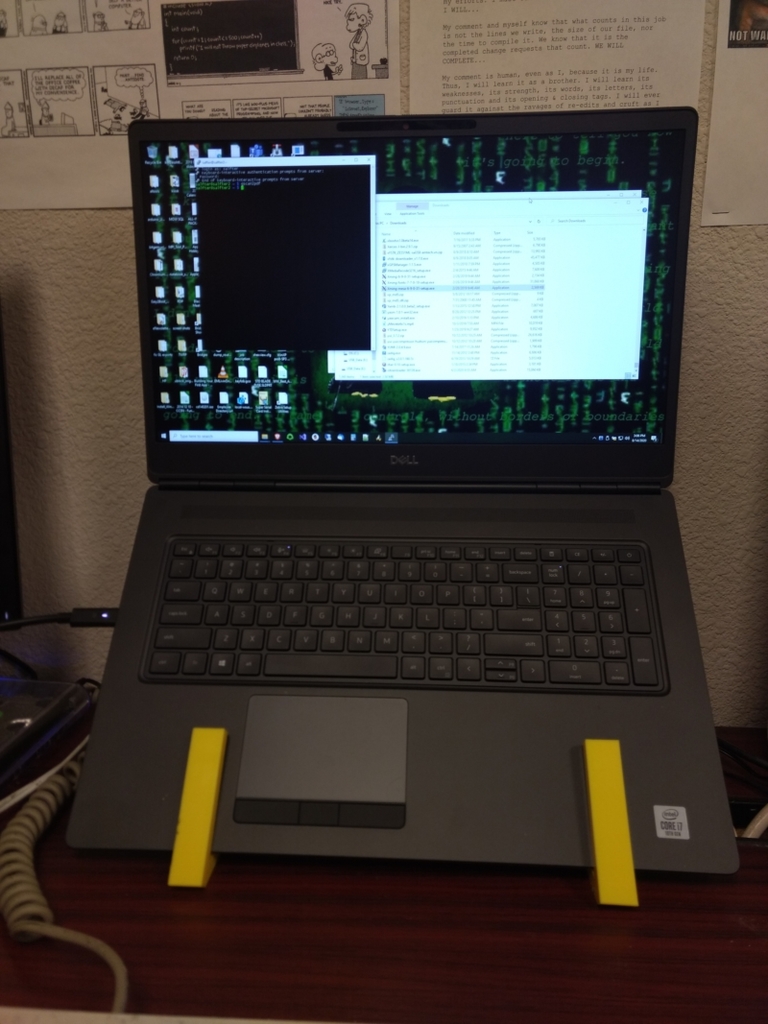 Notebook Stand (24 mm) by salfter | Download free STL model ...