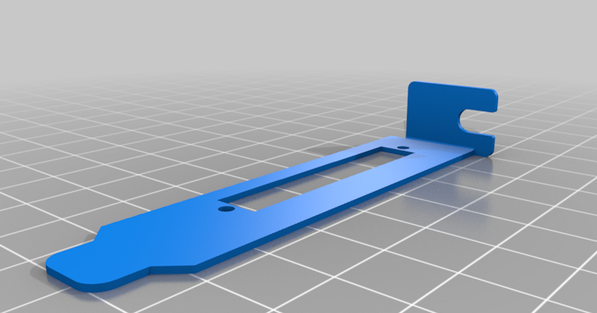 Low-Profile HD50/SCSI Slot Cover by salfter | Download free STL model ...