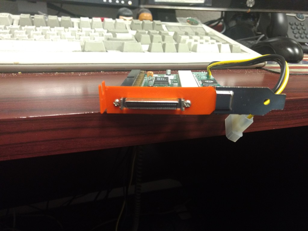 Low-Profile HD50/SCSI Slot Cover by salfter | Download free STL model ...