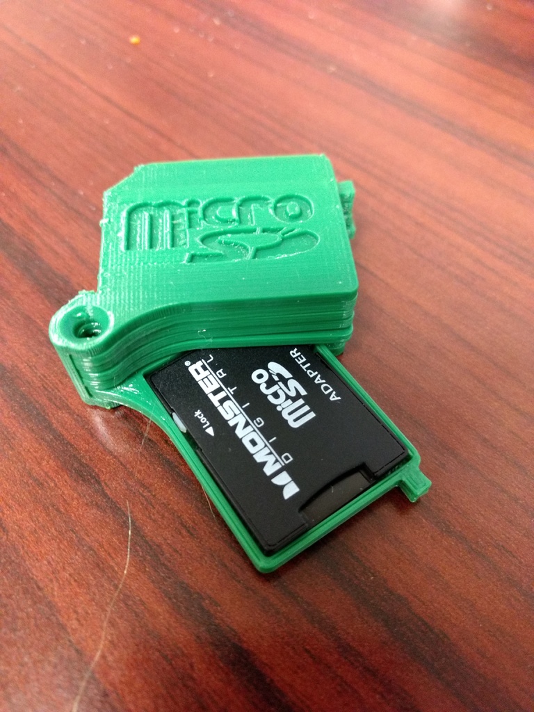 MicroSD Storage Box by salfter | Download free STL model | Printables.com