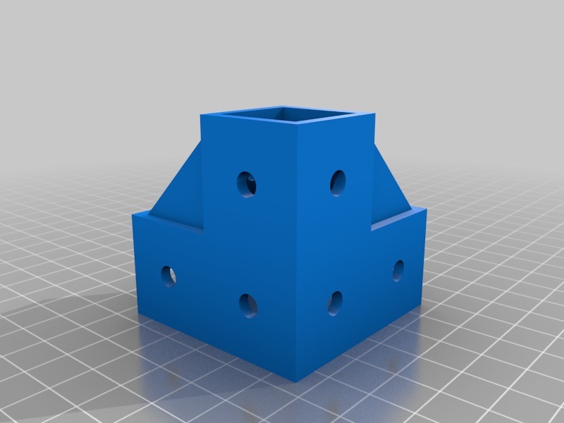 Parametric Extrusion Brackets by salfter | Download free STL model ...
