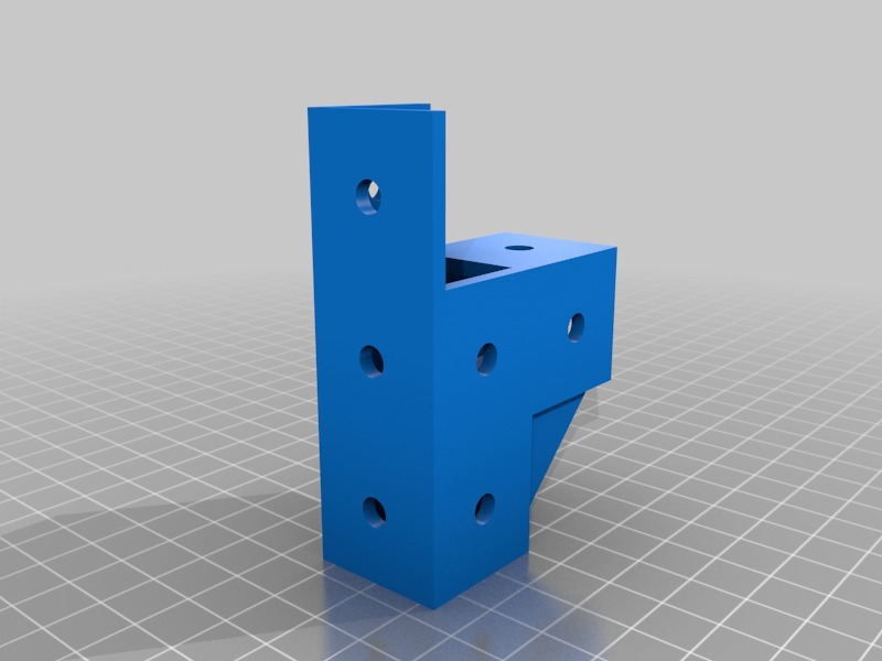 Parametric Extrusion Brackets by salfter | Download free STL model ...