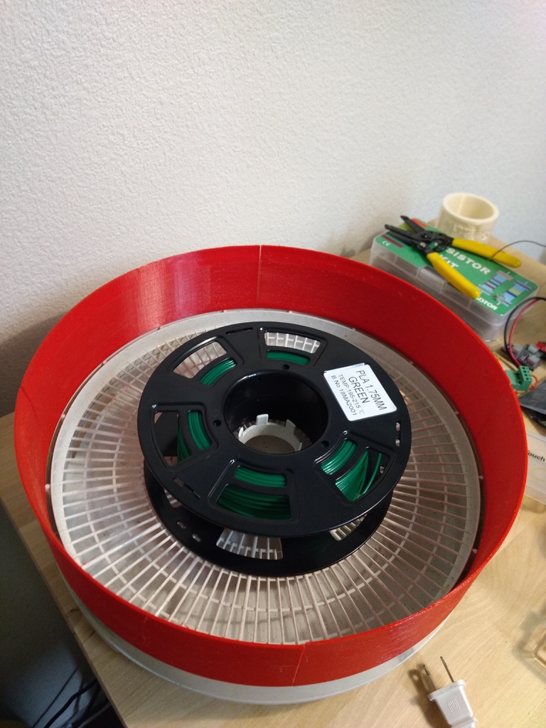 Sliced Filament Dryer Spacer by salfter | Download free STL model ...