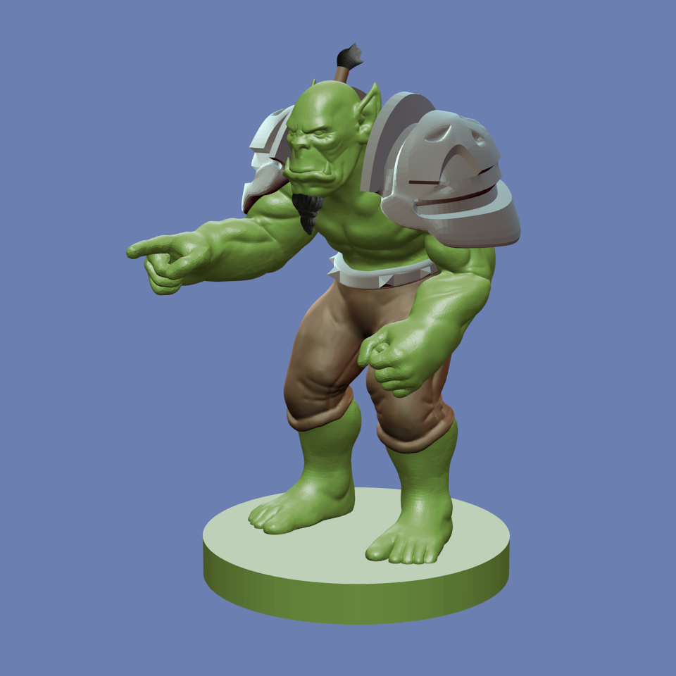 Orc Leader by Tycho | Download free STL model | Printables.com