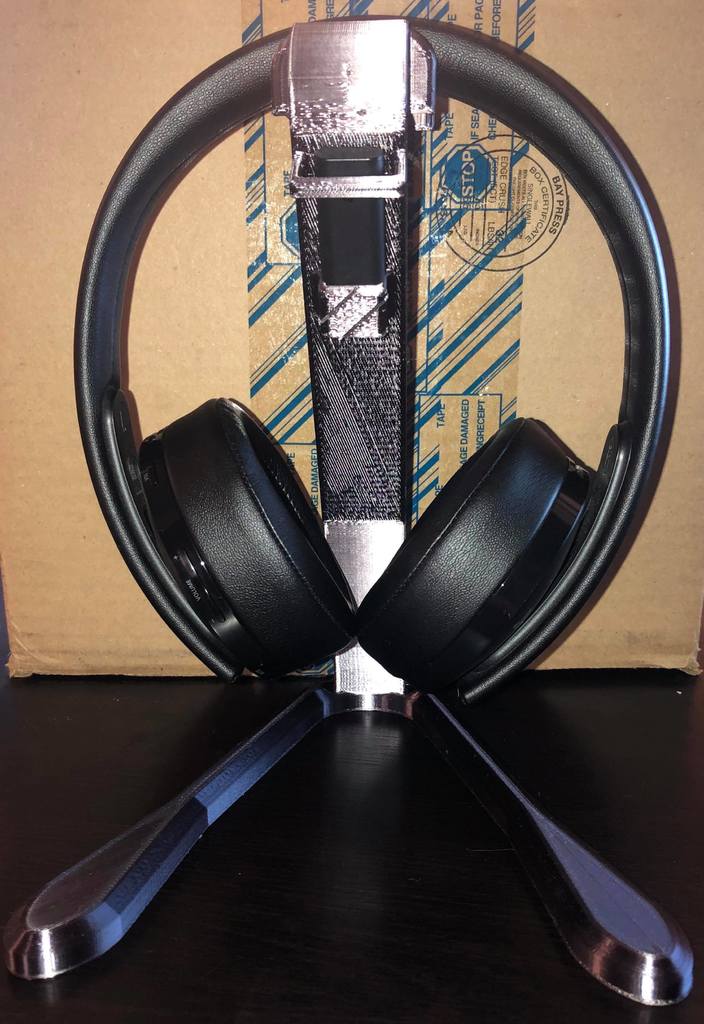 PS Gold Headphone Stand by Kraloulk | Download free STL model ...