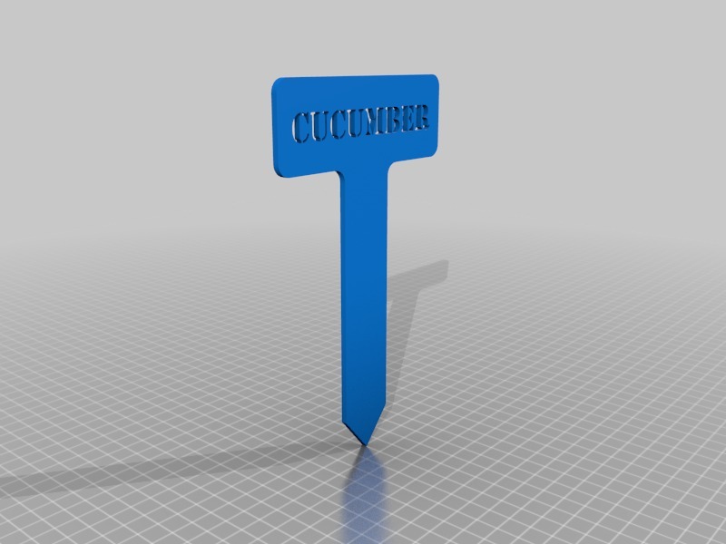 Plant sign for planting by kentthoresen | Download free STL model ...