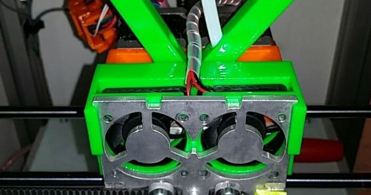 Snap on fan holder for Creatr and XL - final version by kentthoresen ...